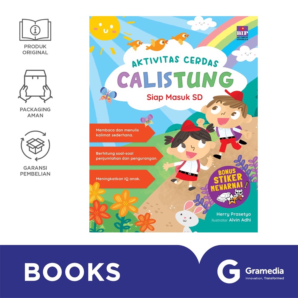 Jual Buku Aktivitas Cerdas Calistung-Siap Masuk SD (Bonus Stiker ...