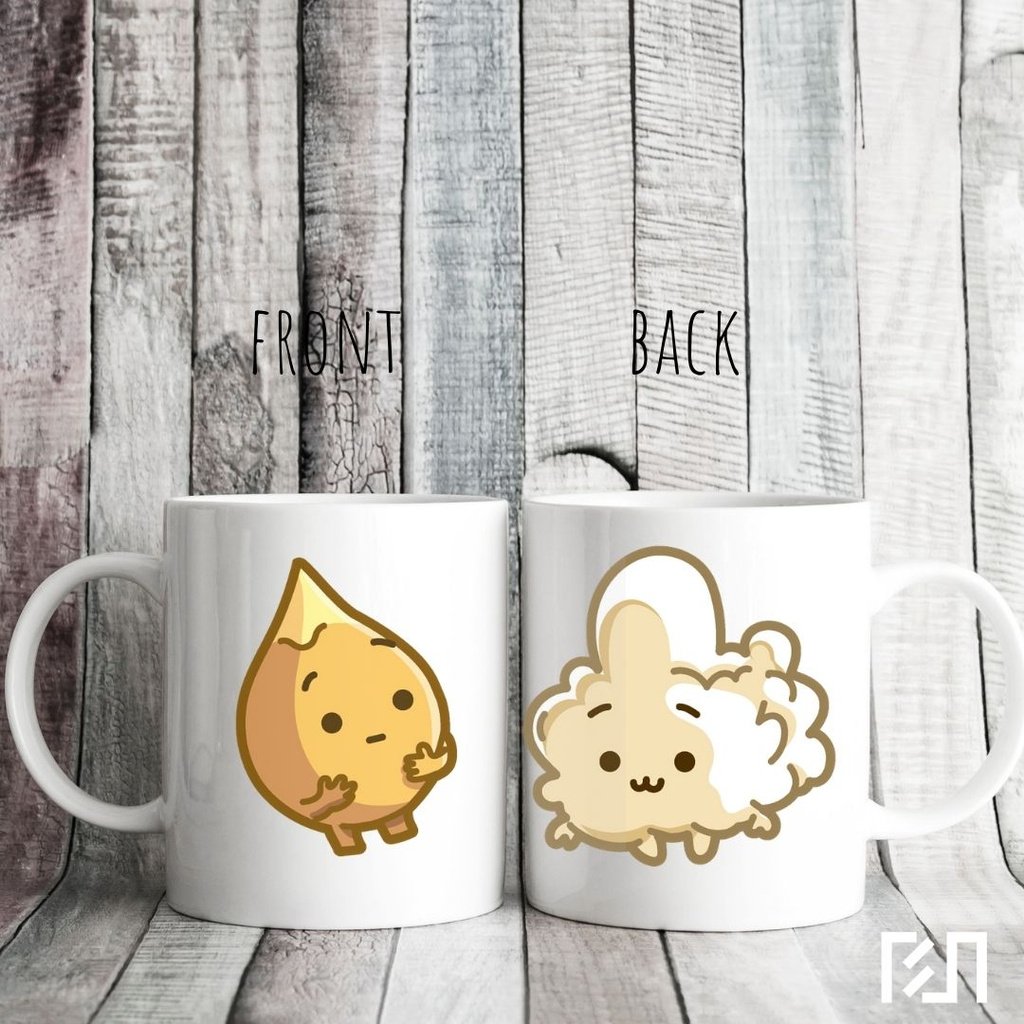 Jual Mug Cute Corn Kernel and Popcorn Icon | Shopee Indonesia