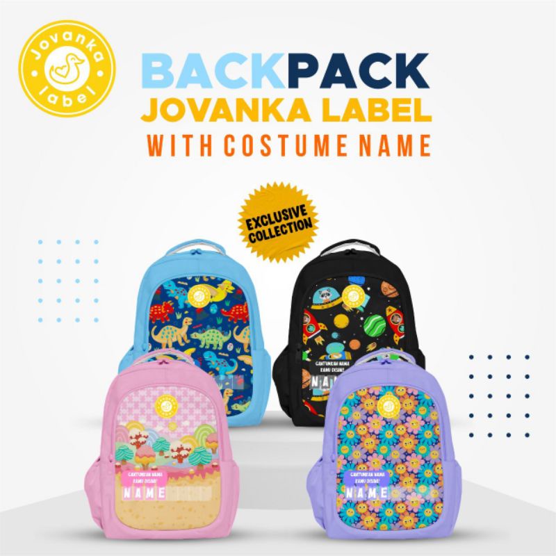 Jual Backpak jovanka label | Shopee Indonesia