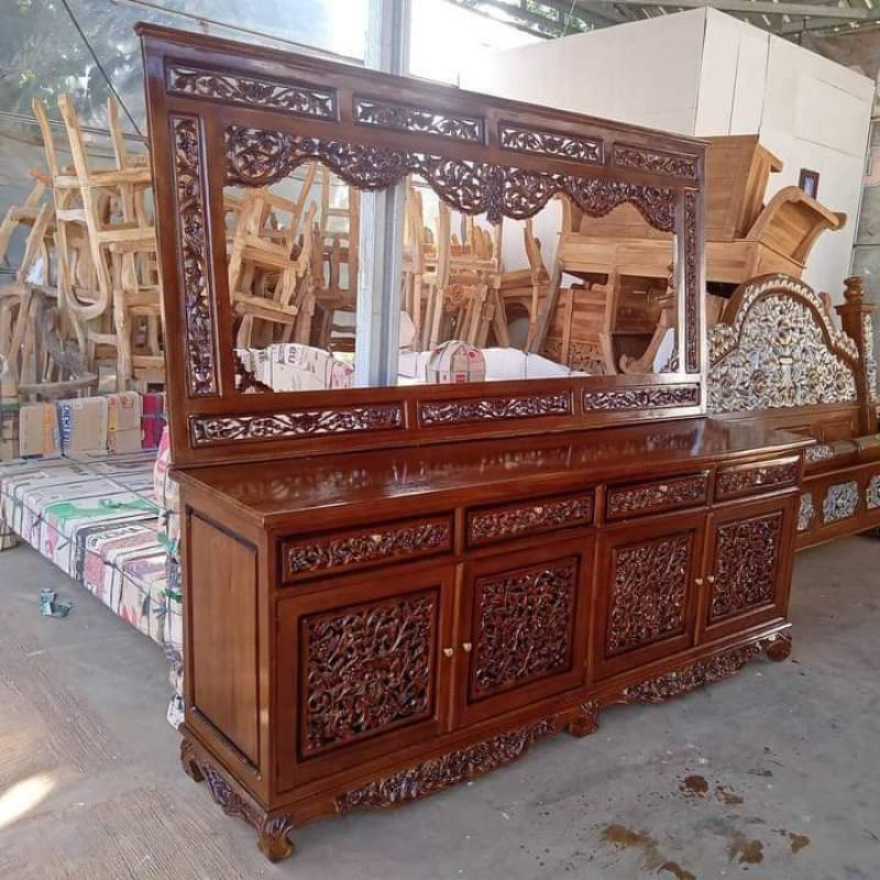 Jual meja altar ukir palembang kayu jati perhutani mebel jepara ...