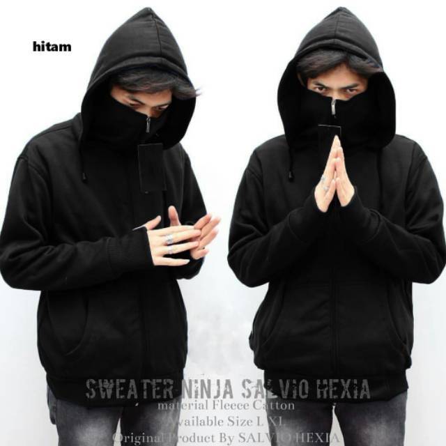 Jual Jaket ninja / jaket fleece / jaket kain / jaket cowok / jaket ...