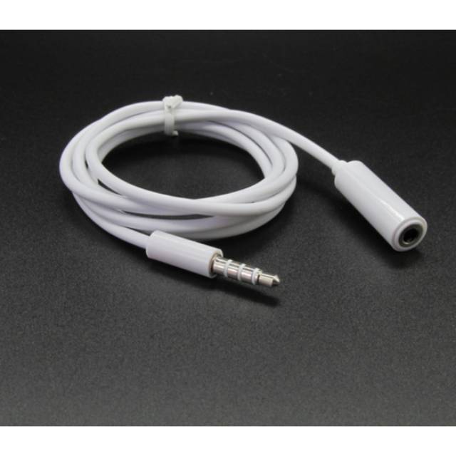 Jual Aux audio extension cable male to female colokan kabel Jack 3.5mm ...