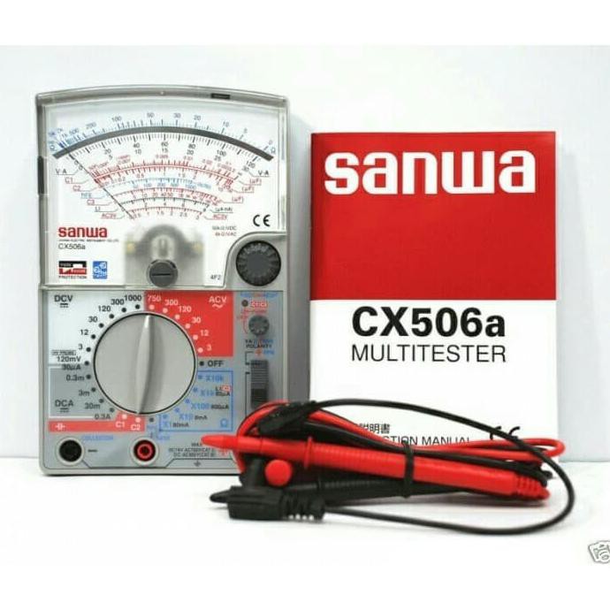 Jual Multimeter Analog SANWA CX506A ( CX 506 A / CX-506A ) | Shopee Indonesia
