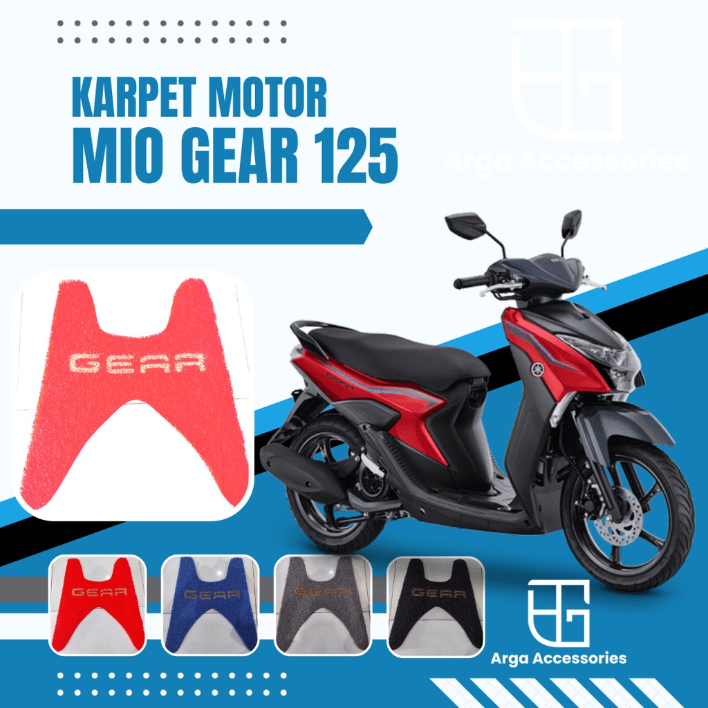 Jual KARPET MOTOR MIO GEAR KARPET Mio GEAR 125 ALAS KAKI GEAR 125 ...