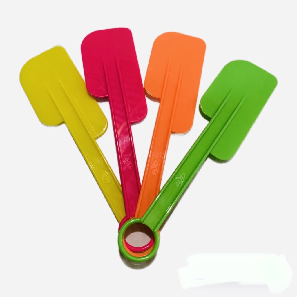 Jual LEMET PLASTIK SPATULA KUE PLASTIK SOLET TERMURAH/LEMET/SPATULA ...