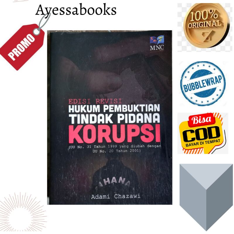 Jual BUKU HUKUM PEMBUKTIAN TINDAK PIDANA KORUPSI EDISI REVISI-MEDIA NUSA CREATIVE | Shopee Indonesia