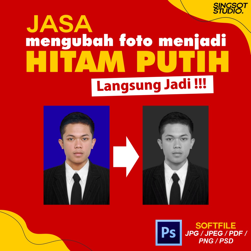 Jual Jasa Edit Foto Hitam Putih / jasa mengubah Foto Hitam Putih ...