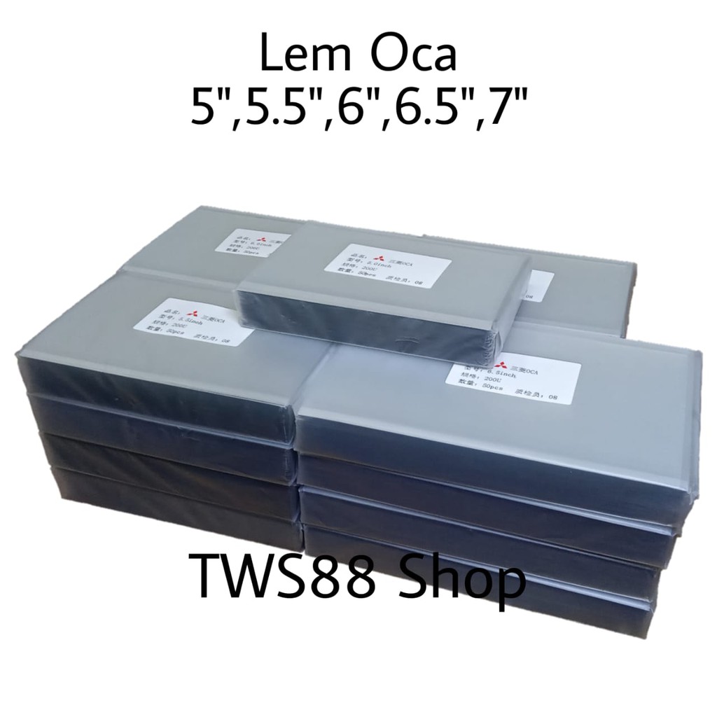 Jual (TWS) LEM OCA KERING - LEM OCA LEMBARAN - OCA ADHESIVE UNIVERSAL ...