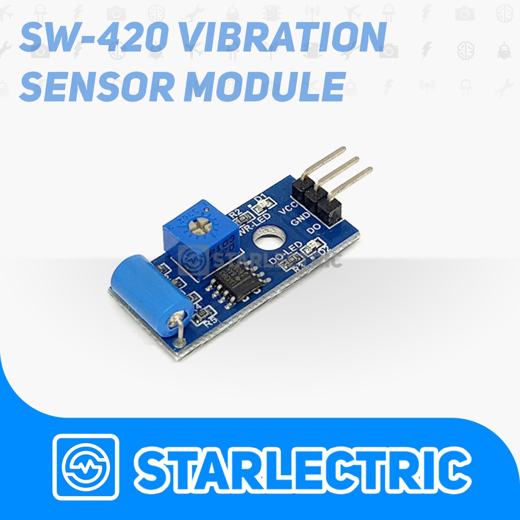 Jual SW-420 SW420 Vibration Sensor - Sensor Getaran | Shopee Indonesia