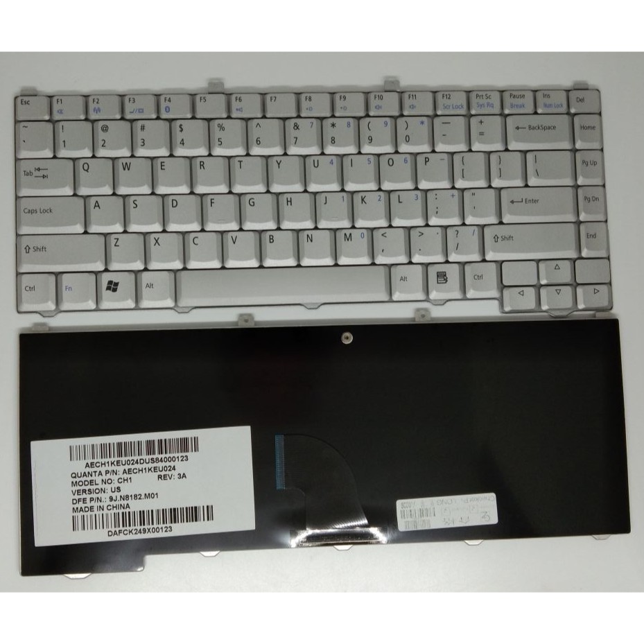 Jual NEC Laptop Keyboard E6200 / E3100 - Gray | Shopee Indonesia