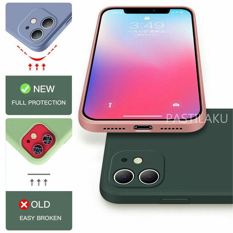 Jual Softcase MACARON Case For iPhone 6 7+/8+ 6+ 7/8 X/XS XR XS MAX 11 ...