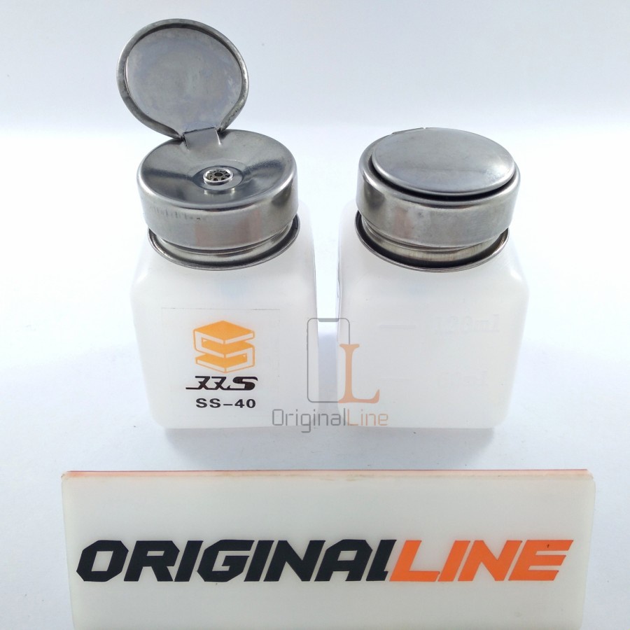 Jual BOTOL / DISPENSER MINI THINNER / ALKOHOL SS-40 120ML | Shopee ...