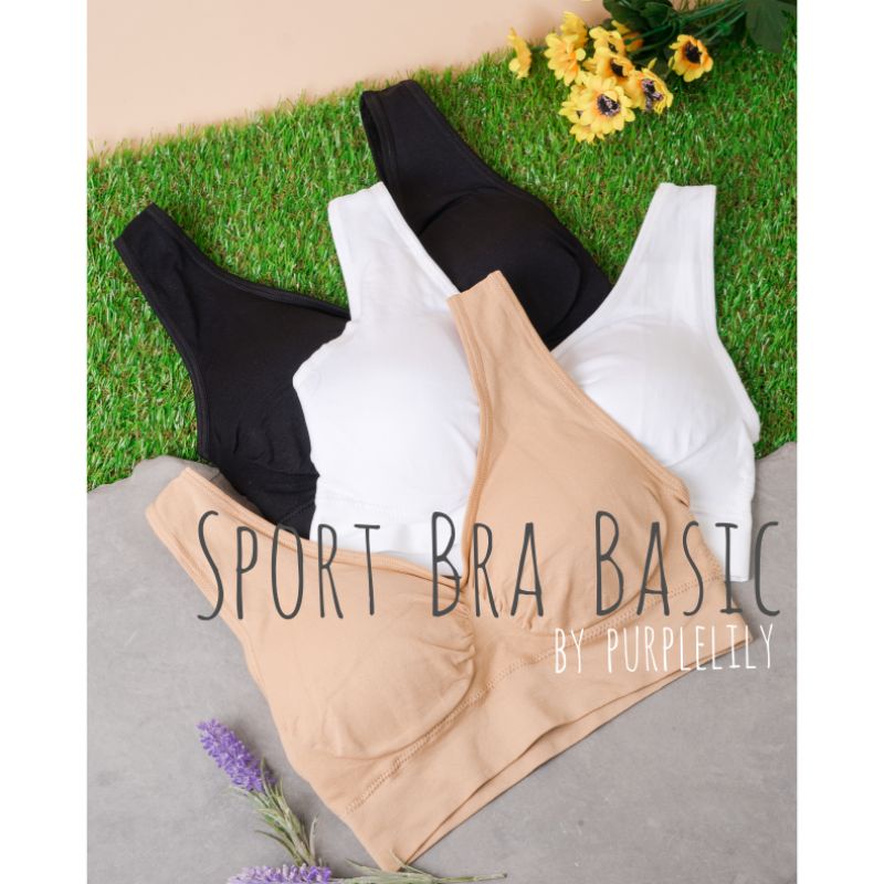 Jual Sport bra wanita big size tanpa kawat bra jumbo bra olahraga ...