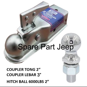Jual Coupler (2 Inch & 3 Inch / 2" & 3") Trailer Anhang Set Hitch Ball ...