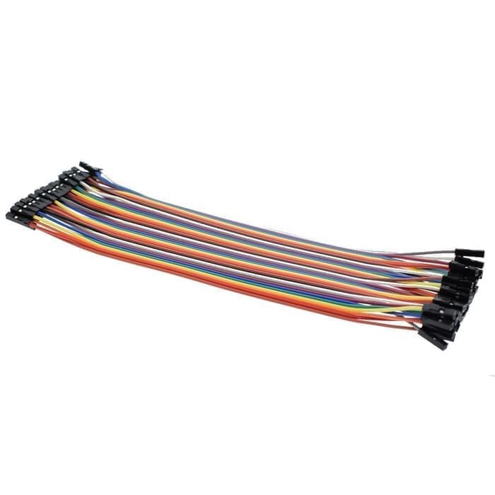 Jual Kabel jumper dupont Arduino female to female 40 pin 20 cm | Shopee ...