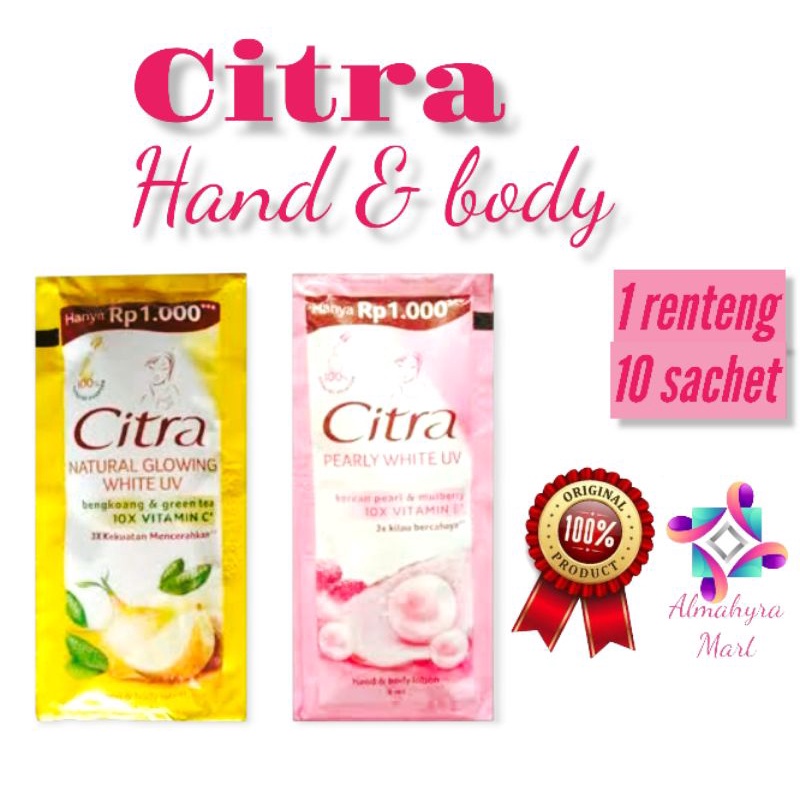 Jual Hand&body citra sachet | Shopee Indonesia