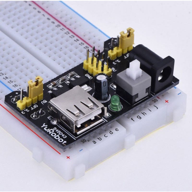 Jual Breadboard MB102 Dual Power Supply Module Shield 3.3V 5V For Arduino Raspberry Pi Board ...