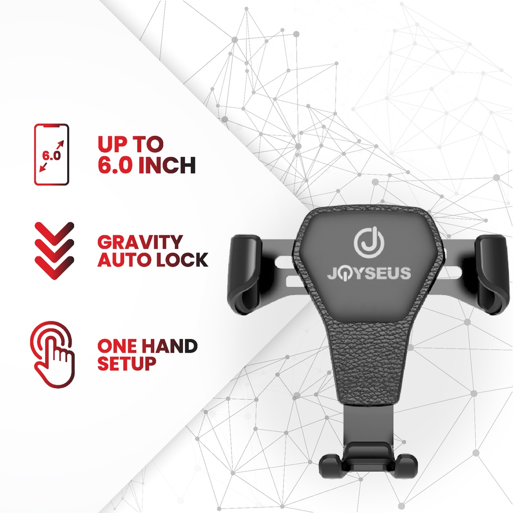 Jual Car Holder Phone Holder JOYSEUS JM stand in Car Air Vent - CH0004 ...