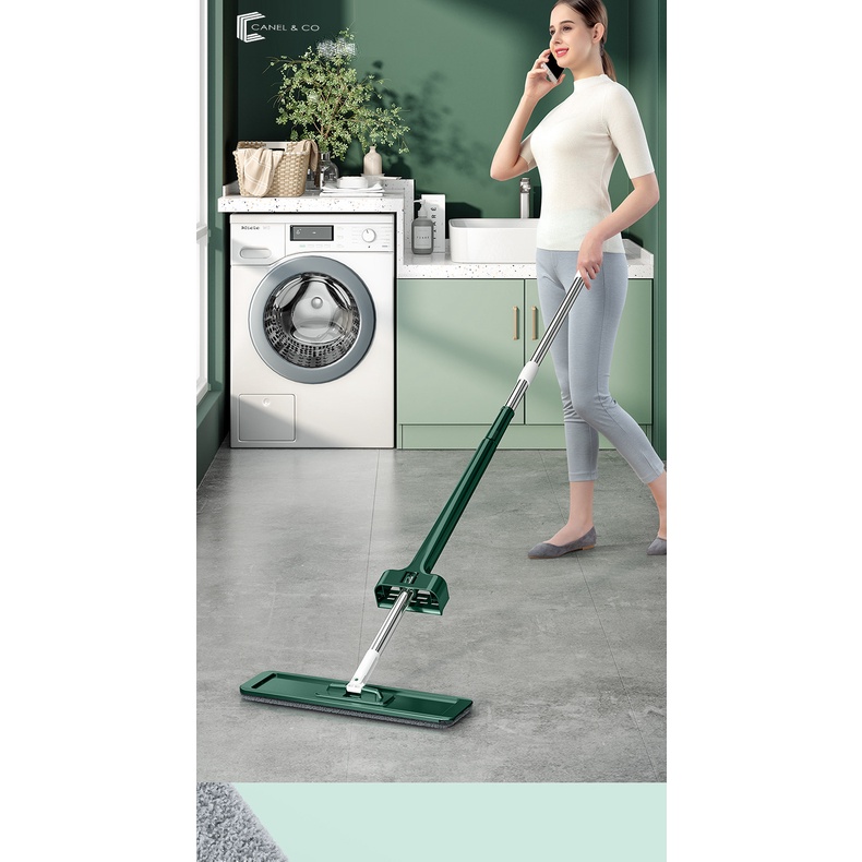 Jual CANEL & CO Lipat Tarik Dorong Ultra Mop Alat Pel Lantai Putar ...