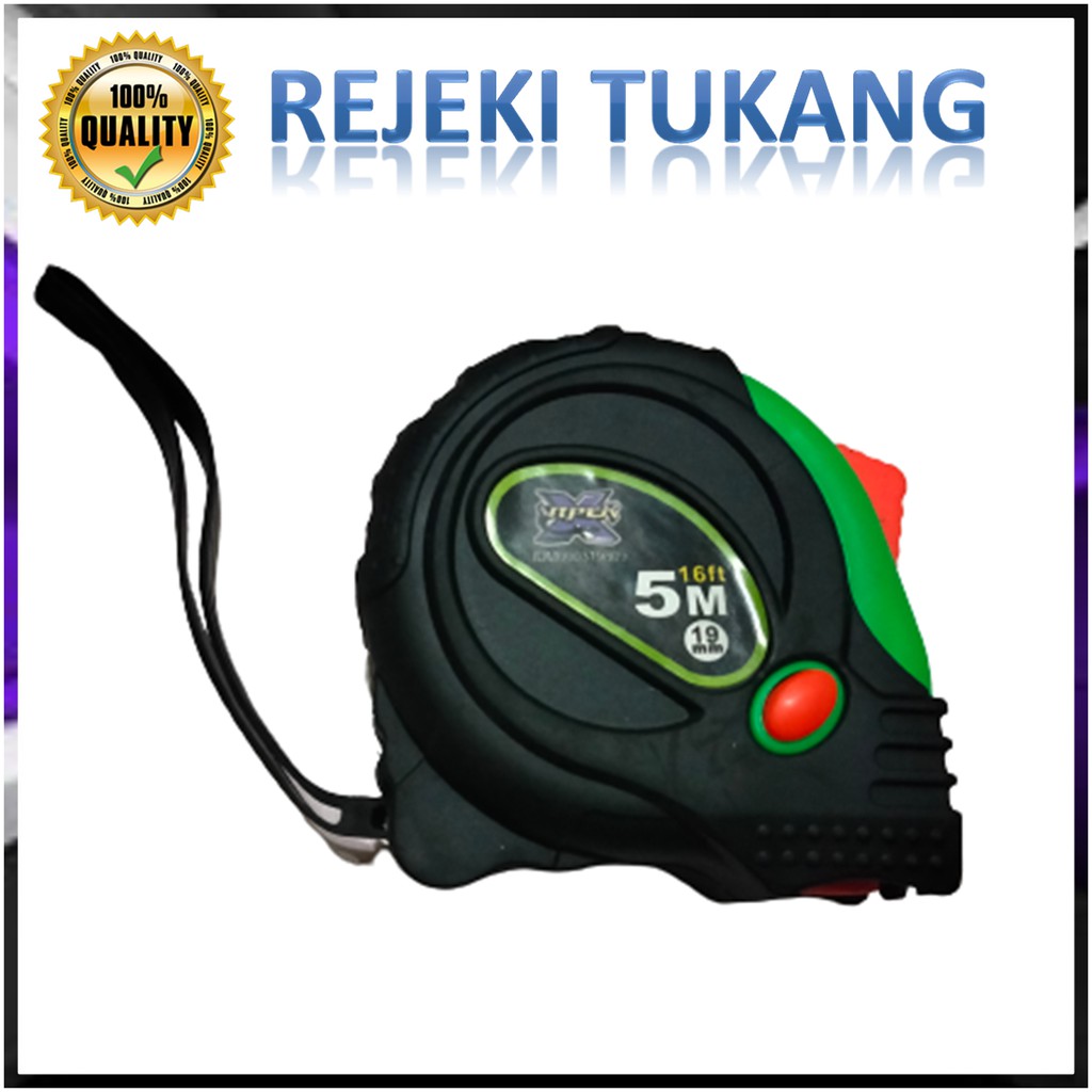 Jual Meteran 5 Meter Meteran 5m karet murah Meteran Tukang VIPER dan HIOSHI | Shopee Indonesia