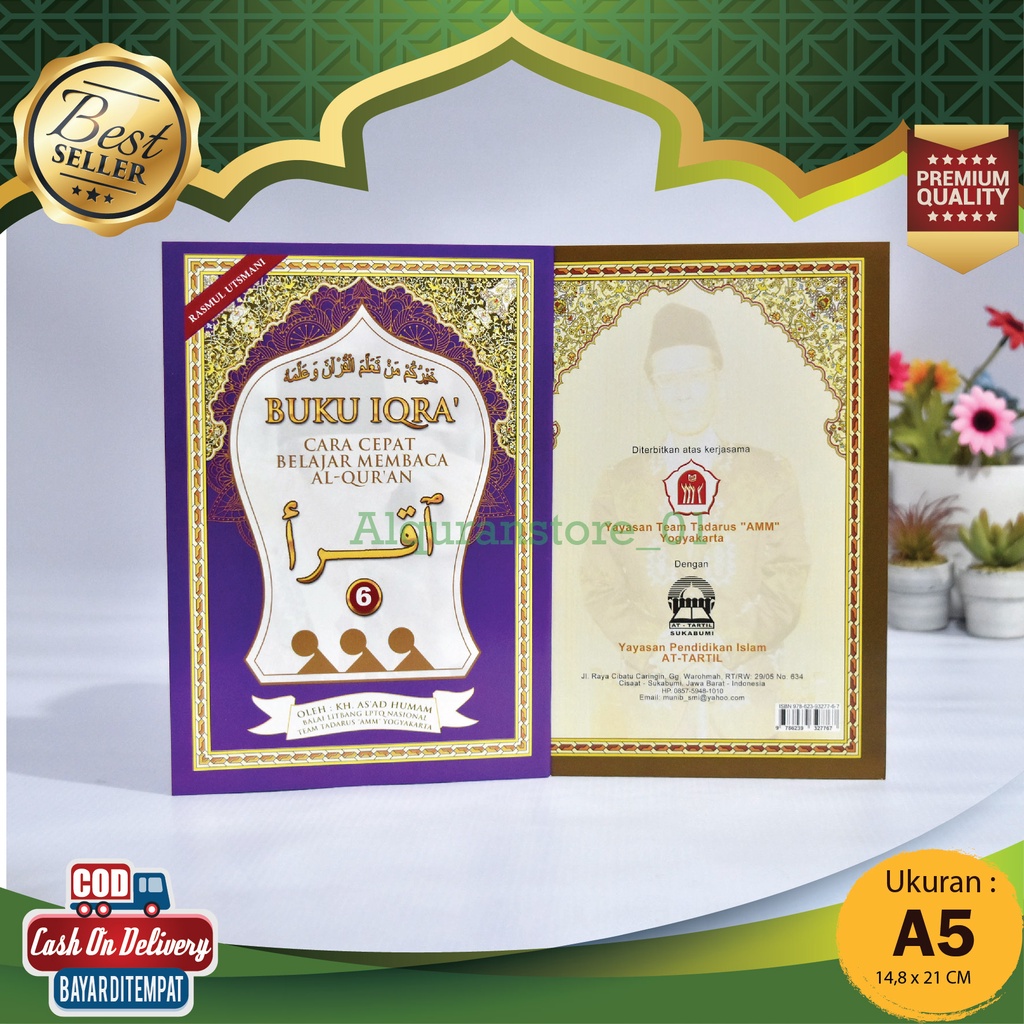 Jual Iqro Ustmani A5 Buku Ikroq Rasmul Iqra Anak Lengkap Utsmani ...