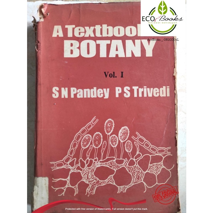 Jual Buku IMPOR - A TExtbook of Botany - S N Pandey & P S Trivedi ...