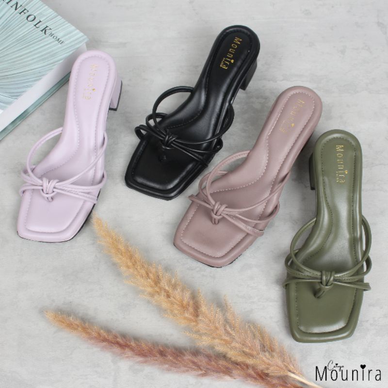 Jual Moonra Block Heels By Ceisya Mounira | Shopee Indonesia