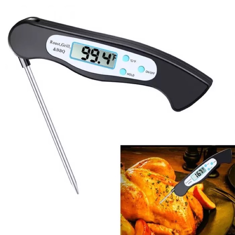 Jual TP180 Termometer Dapur Makanan Foldable Food Thermometer Probe ...