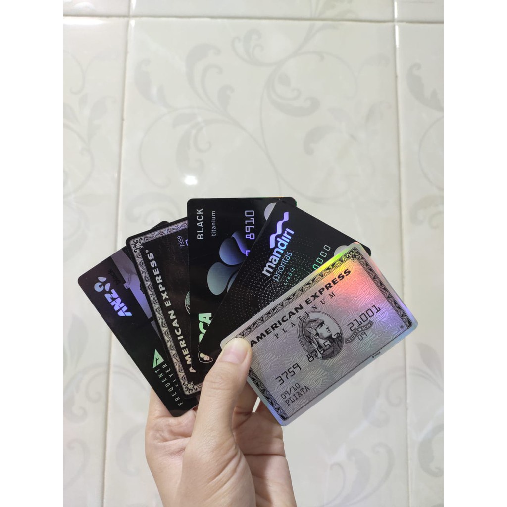 Jual [PREMIUM] STIKER ATM PLATINUM CARD DEBIT/CREDIT chip/no chip ...