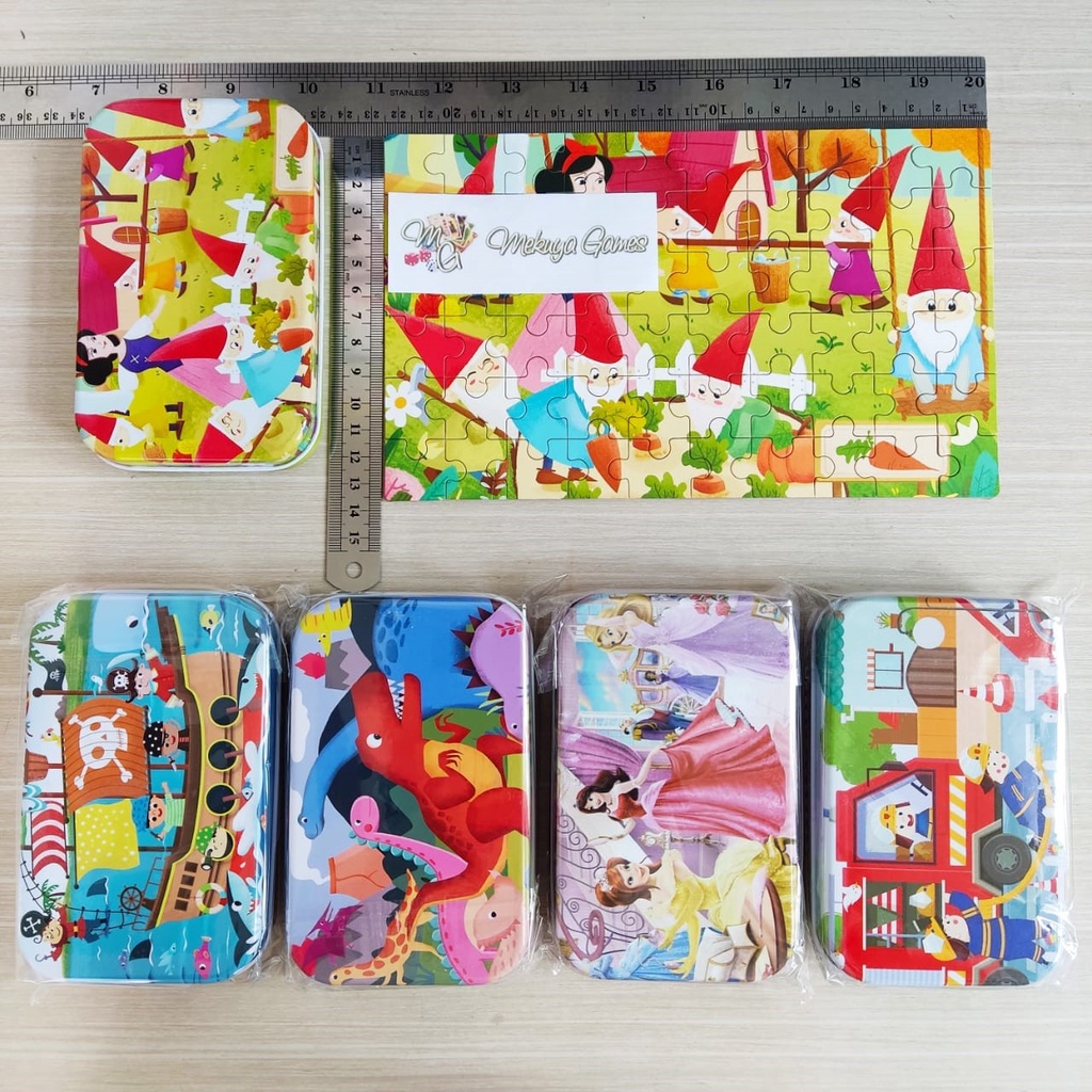 Jual Tin Box Jigsaw Puzzle 60pcs | Shopee Indonesia