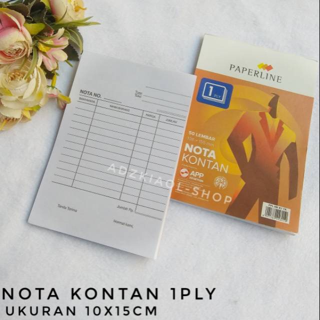Jual Nota Kontan 1 ply Paperline | Shopee Indonesia