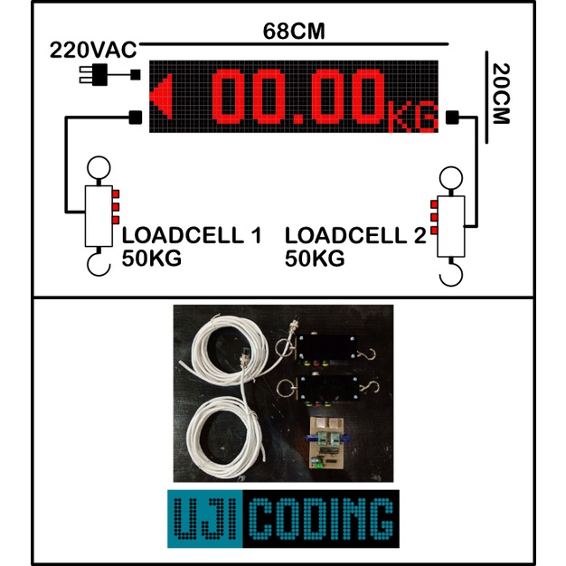 Jual Modul Controller Display Timbangan Digital Pemancingan Galatama ...