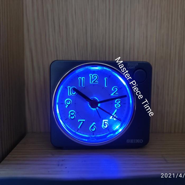 Jual Jam Meja Weker Beker SEIKO Led Flashing Sweep QHE100E QHE100 ...
