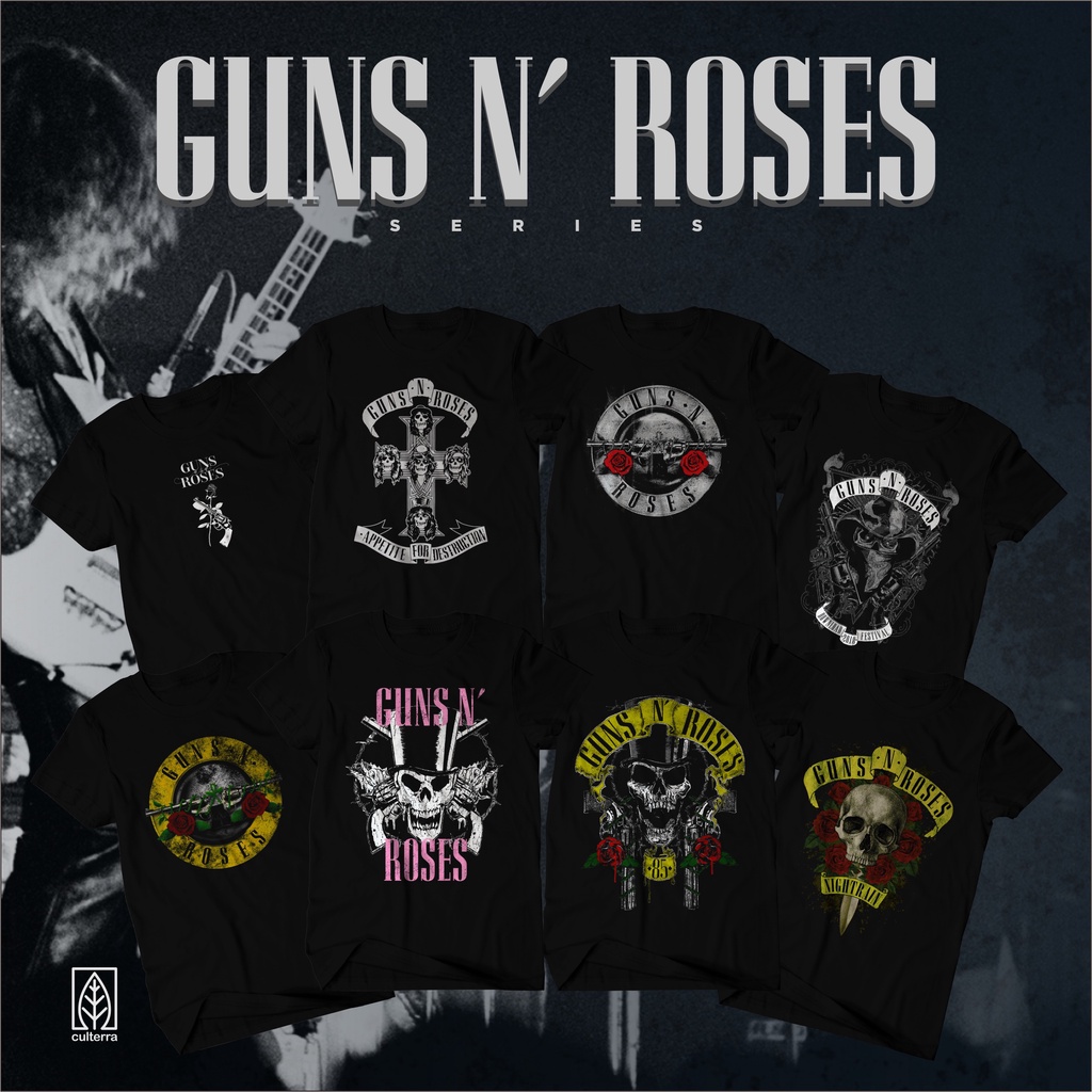 Jual KAOS BAND / KAOS GNR SERIES / BAJU MUSIK METAL ROCK | Shopee Indonesia