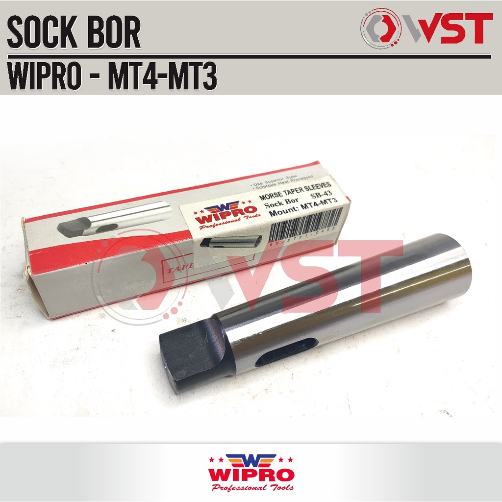 Jual Wipro Sock Bor MT3 MT4 / Sleeve / Sambungan Bor / Adaptor Bor ...