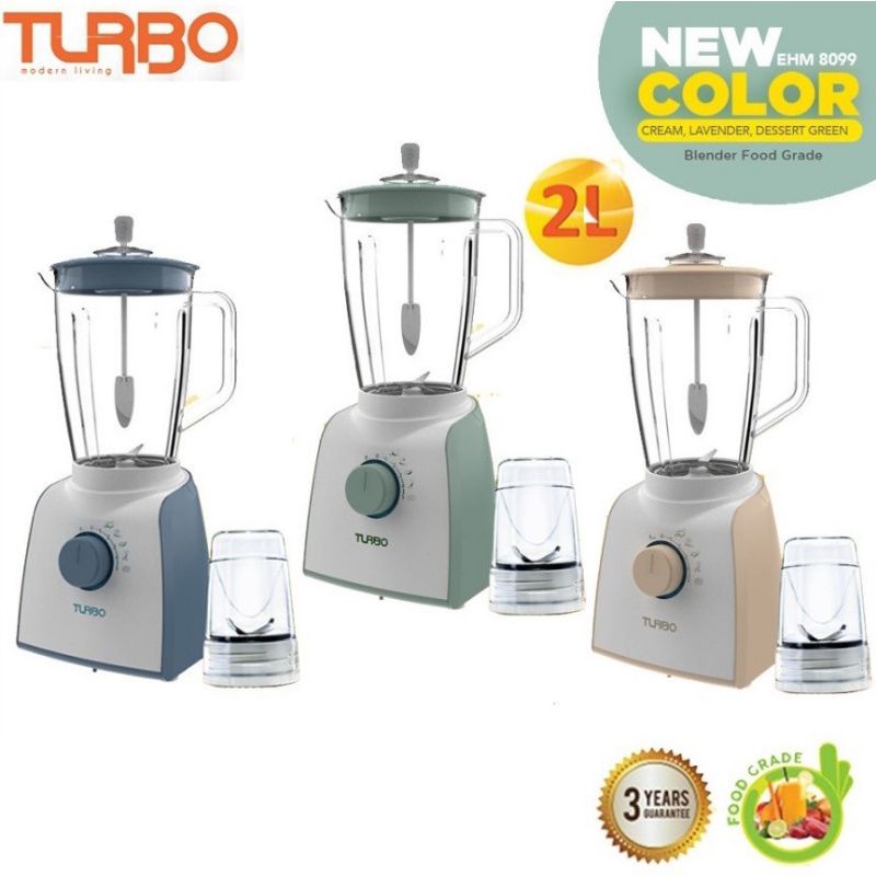 Jual TURBO blender plastik all in one EHM 8099 blender plastik Turbo ...