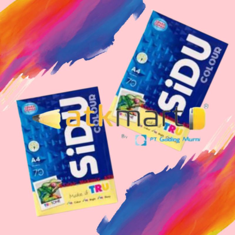 Jual SIDU KERTAS HVS WARNA KUNING 70 Gr A4 | Shopee Indonesia