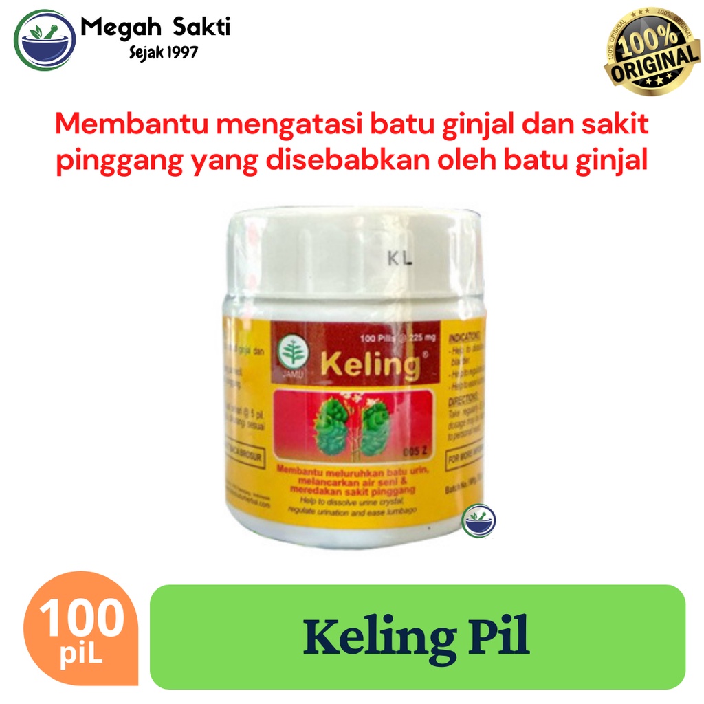 Jual MGS - Keling 100 Pil Obat Batu Ginjal Sakit Pinggang Alami BRD ...