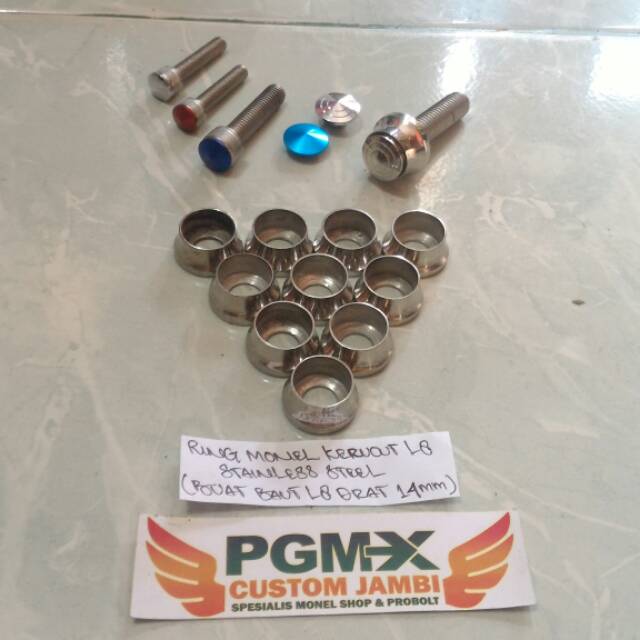 Jual Ring Monel L8 Stainless Steel Model Kerucut | Shopee Indonesia