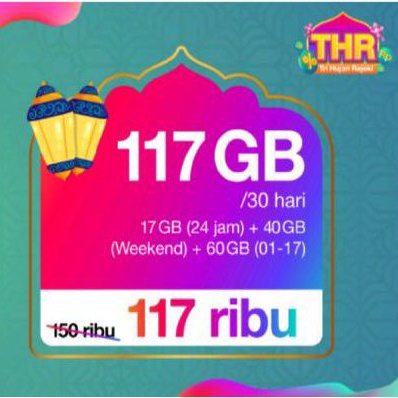 Jual KUOTA 3 TRI 117GB HOME | Shopee Indonesia