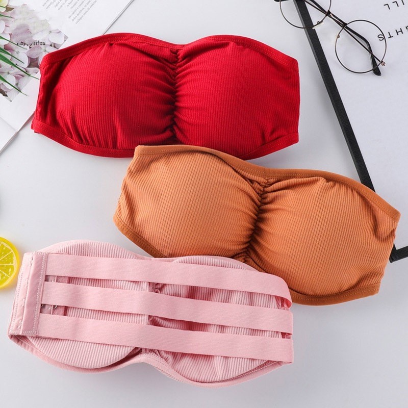 Jual BRA541 Pakaian Dalam Wanita Bra Tanpa Kawat Bra Intim Tanpa Tali ...