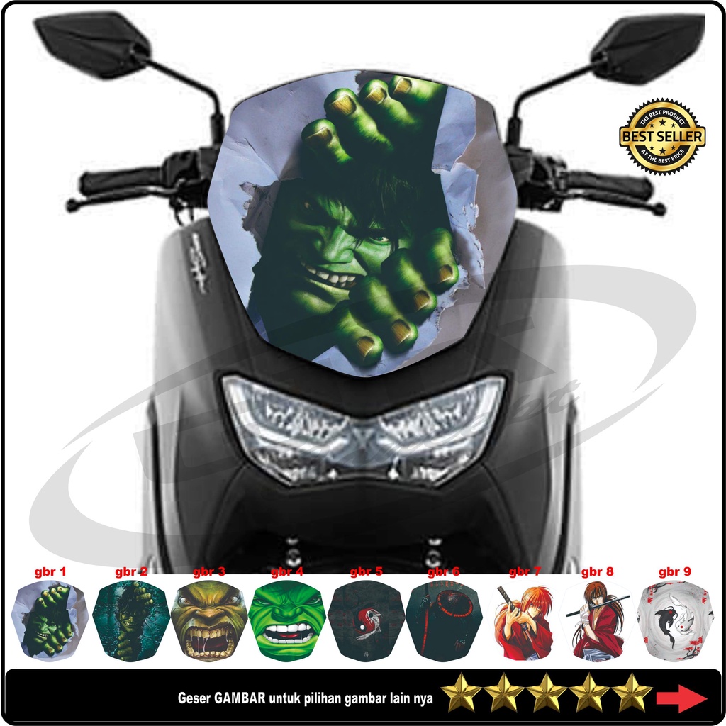 Jual Stiker Winshield Tameng Sticker visor Yamaha Nmax 155 2020 Logo ...