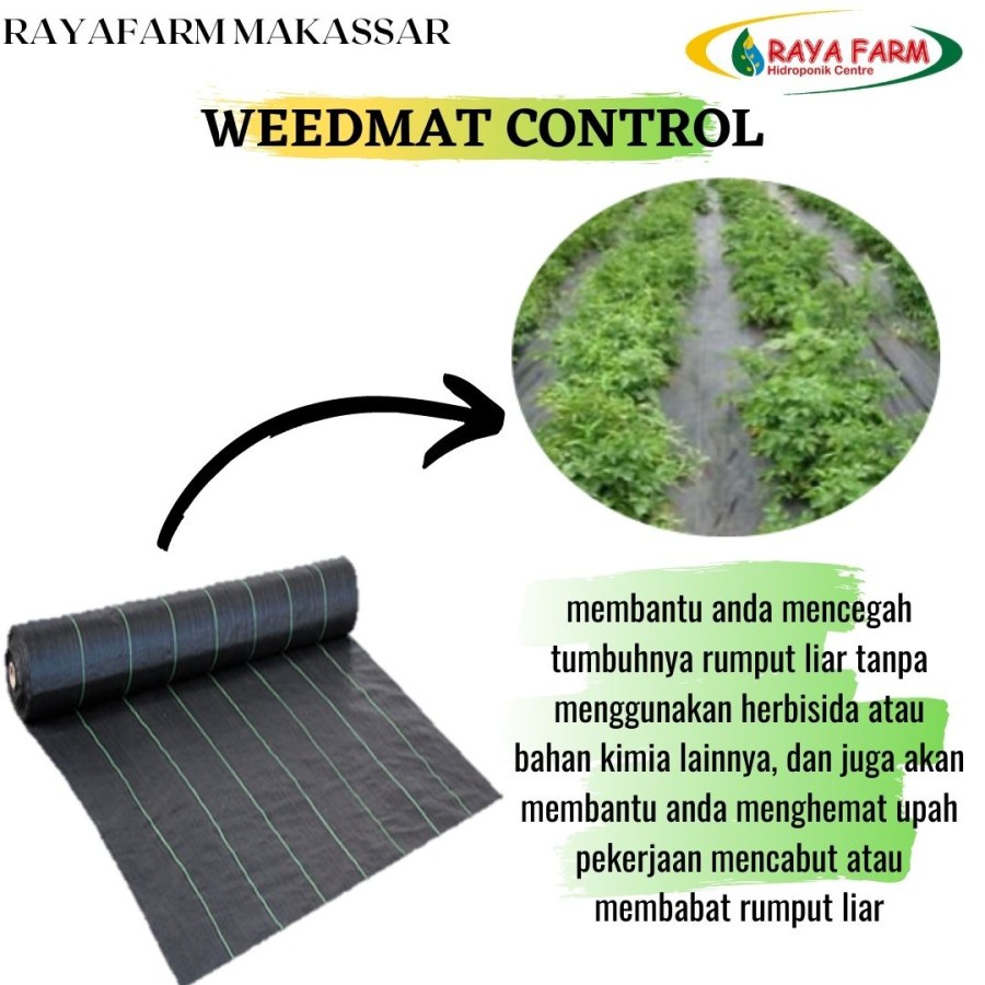 Jual WEEDMAT CONTROL HIDROPONIK LEBAR 4 METER PANJANG 100 METER | Shopee Indonesia