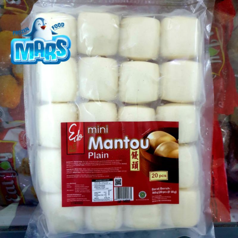 Jual MANTAO PLAIN MINI EDO ISI 20 - 360gr | Shopee Indonesia