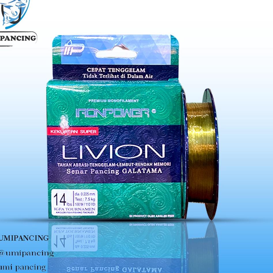 Jual [PRODUK INGBO] SENAR IRONPOWER LIVION/POLITES GALATAMA 100m IZF ...