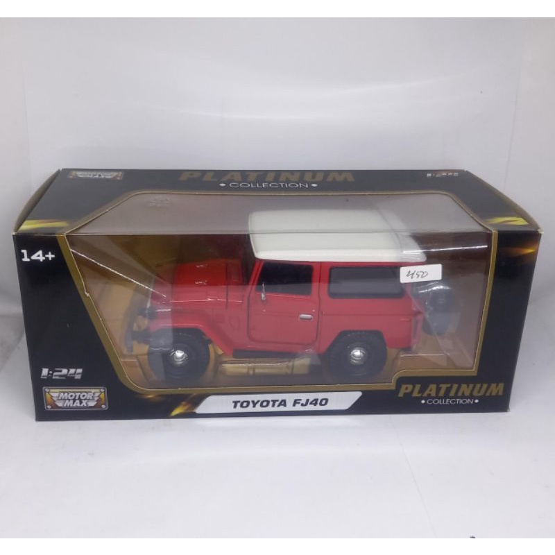 Jual diecast miniatur mobil jeep toyota fj40 cruiser hardtop 1:24 jeep ...