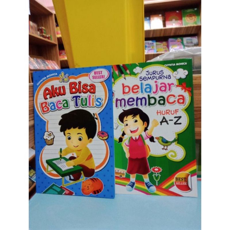 Jual Paket isi 2 Buku TK Paud Aku Bisa Baca Tulis _Belajar Membaca ...