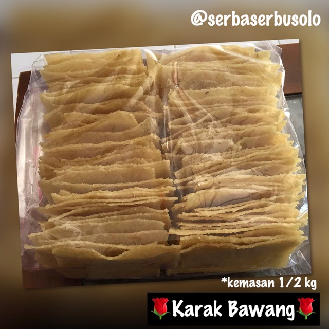 Jual Makanan khas Solo Karak Bawang kemasan 1/2 kg | Shopee Indonesia