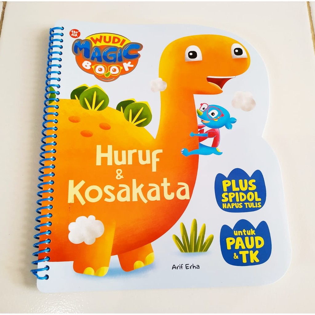 Jual Wudi Magic Book Huruf Dan Kosakata plus spidol hapus tulis. AGR ...