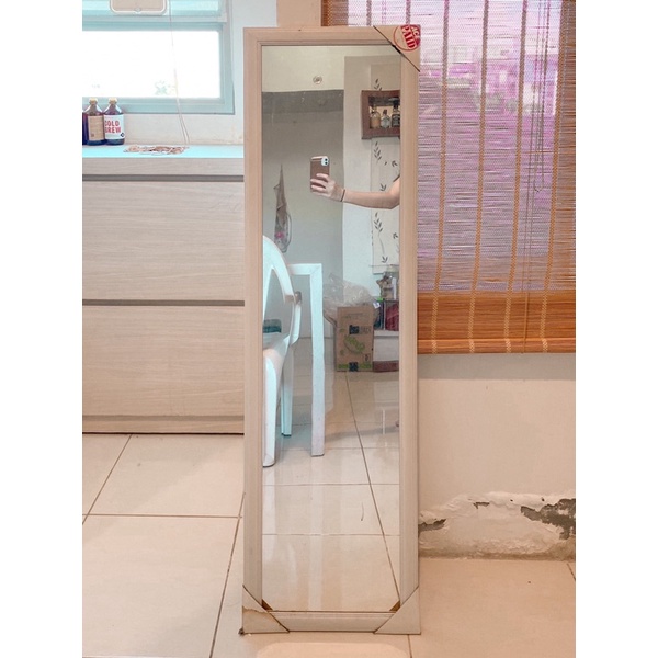 Jual Kaca gantung ace hardware / kaca panjang frame putih / kaca ...